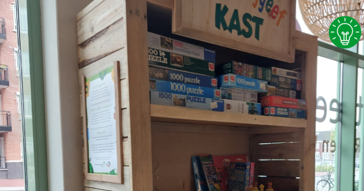 Blauwe vlag | Bibliotheek Alphen-Centrum introduceert ruil- en…