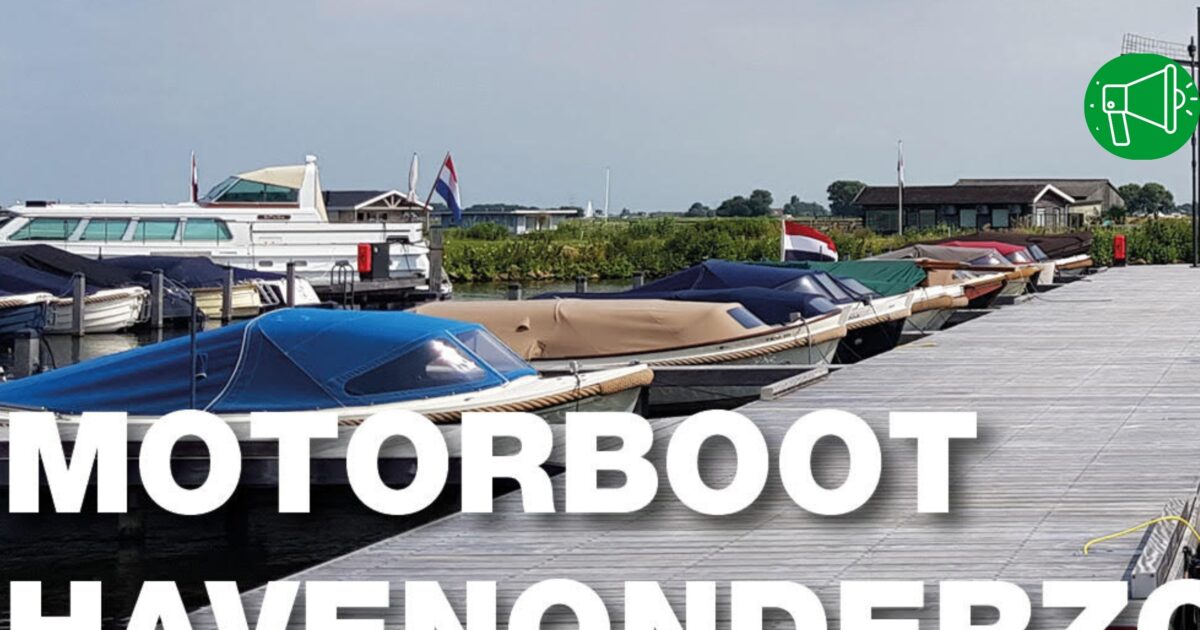 Blauwe vlag | Motorboot havenonderzoek 2024